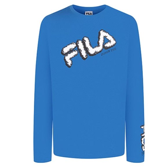 Fila | Shirts & Tops | Fila Big Boys Crew Neck Long Sleeve Graphic ...